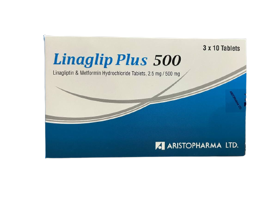 Linaglip plus 500mg/2.5mg aristopharma (box/30tab) - បាយមេដ ខេមបូឌា ...