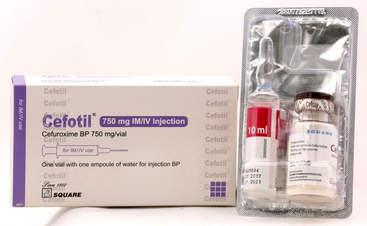 Cefotil 750mg IM/IV Injection Square (B/1 Vail) - បាយមេដ ខេមបូឌា ...