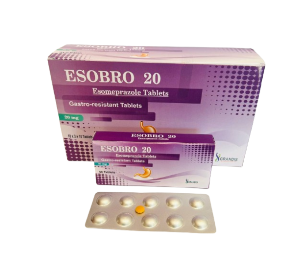 Esobro esomeprazole 20mg magbro (box/300tab) - បាយមេដ ខេមបូឌា - Buymed ...