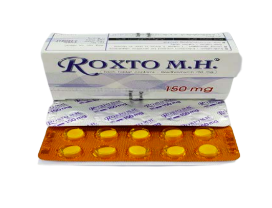 Roxto MH roxithromycine 150mg m&h (box/100tab) - បាយមេដ ខេមបូឌា ...