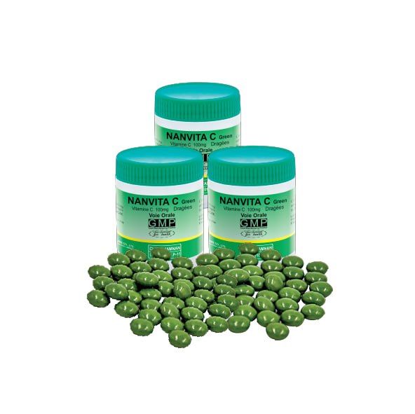 Nanvita C 100mg Green Chea Chamnan (Bottle/100 Tabs) - បាយមេដ ខេមបូឌា ...