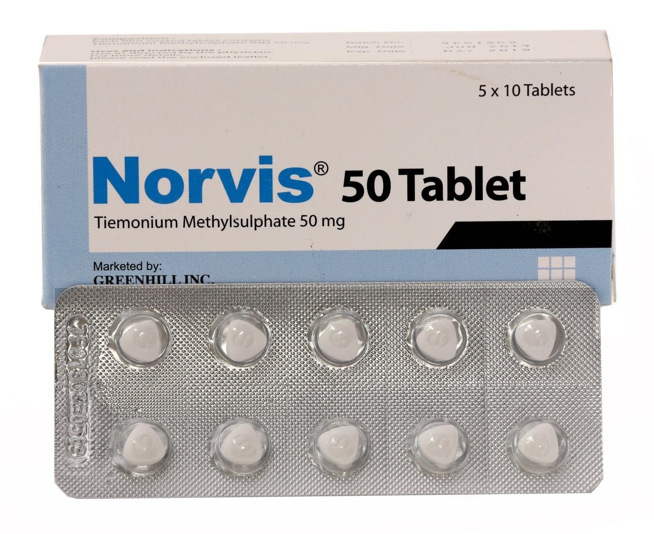 Norvis Tablets Square (B/5x10 Tabs) - បាយមេដ ខេមបូឌា - Buymed Cambodia ...