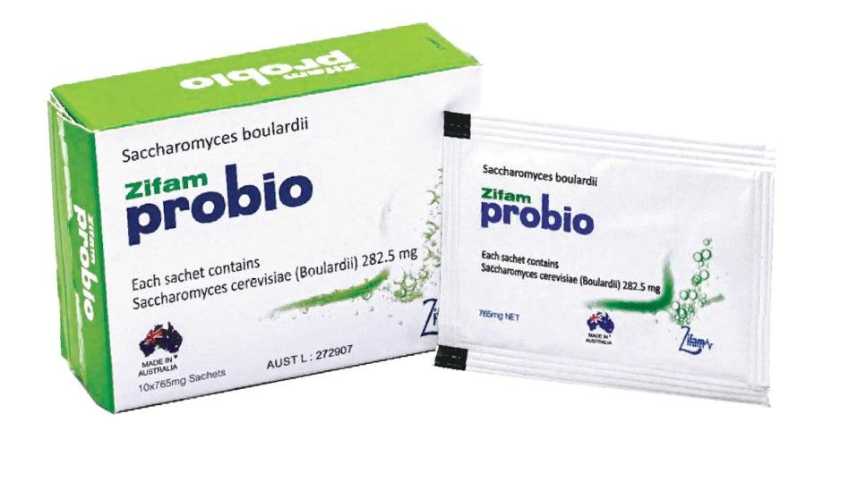 Probio Saccharomyces Boulardii 282.5mg zifam (box/10sac/765mg) - បាយមេដ ...