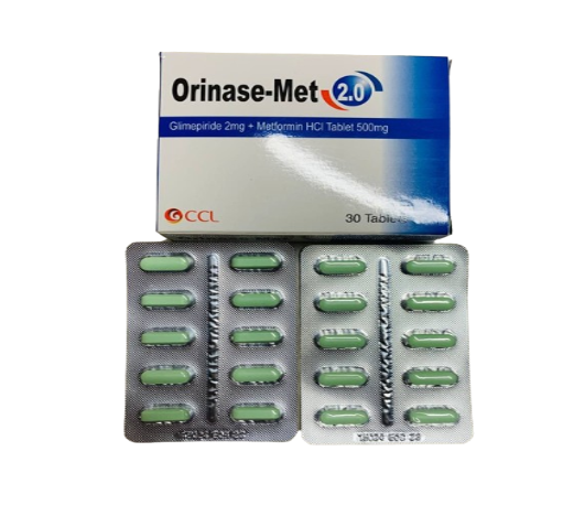 Orinase met 2.0 500mg/2mg ccl (box/30tab) - បាយមេដ ខេមបូឌា - Buymed ...
