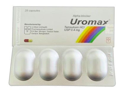 Uromax tamsulosin HCI 0.4mg unimed unihealth (box/28cap) - បាយមេដ ...