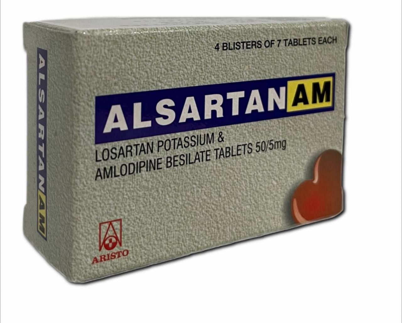 Alsartan AM ARISTO (B/4blx7 Tabs) - បាយមេដ ខេមបូឌា - Buymed Cambodia ...