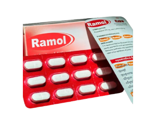 Ramol extra 500mg/65mg khapharco (box/120tab) - បាយមេដ ខេមបូឌា - Buymed ...