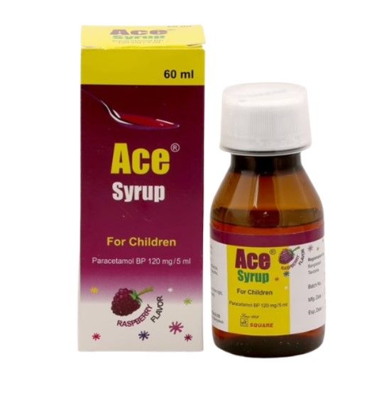 Ace Syrup 120mg/5ml Square (Bottle/60ml) - បាយមេដ ខេមបូឌា - Buymed ...