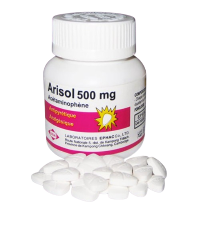 Arisol paracetamol 500mg ephac (bot/100tab) - បាយមេដ ខេមបូឌា - Buymed ...