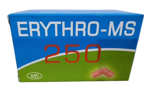 Erythro-MS 250mg MS (B/10x10 Caps) - បាយមេដ ខេមបូឌា - Buymed Cambodia ...