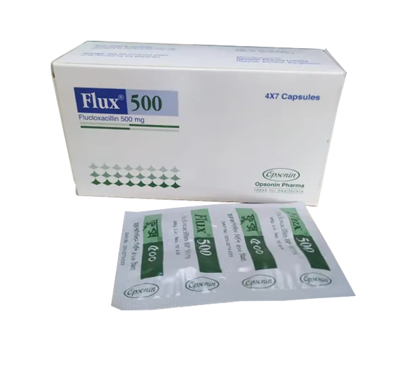 Flux flucloxacillin 500mg opsonin (box/28cap) - បាយមេដ ខេមបូឌា - Buymed ...