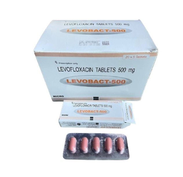 Levobact levofloxacin 500mg micro labs (box/100tab) - បាយមេដ ខេមបូឌា ...