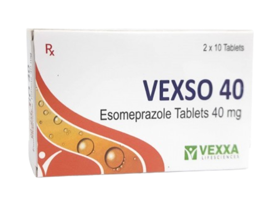 Vexso esomeprazole 40mg vexxa (box/20tab) - បាយមេដ ខេមបូឌា - Buymed ...