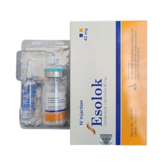 Esolok esomeprazole 40mg injection ibn sina (box/1vial) - បាយមេដ ...