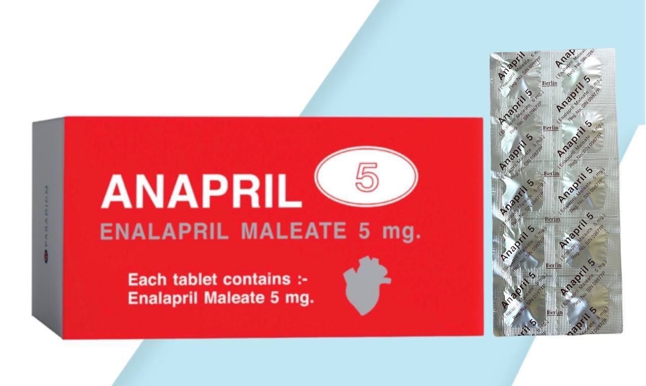 Anapril enalapril 5mg paradigm (box/100tab) - បាយមេដ ខេមបូឌា - Buymed ...