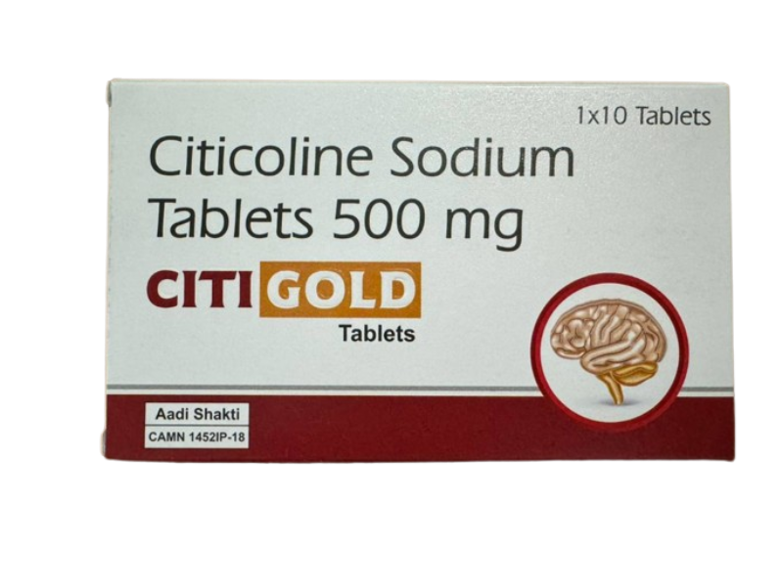 Citi gold citicoline 500mg sashwat pharma (box/10tab) - បាយមេដ ខេមបូឌា ...