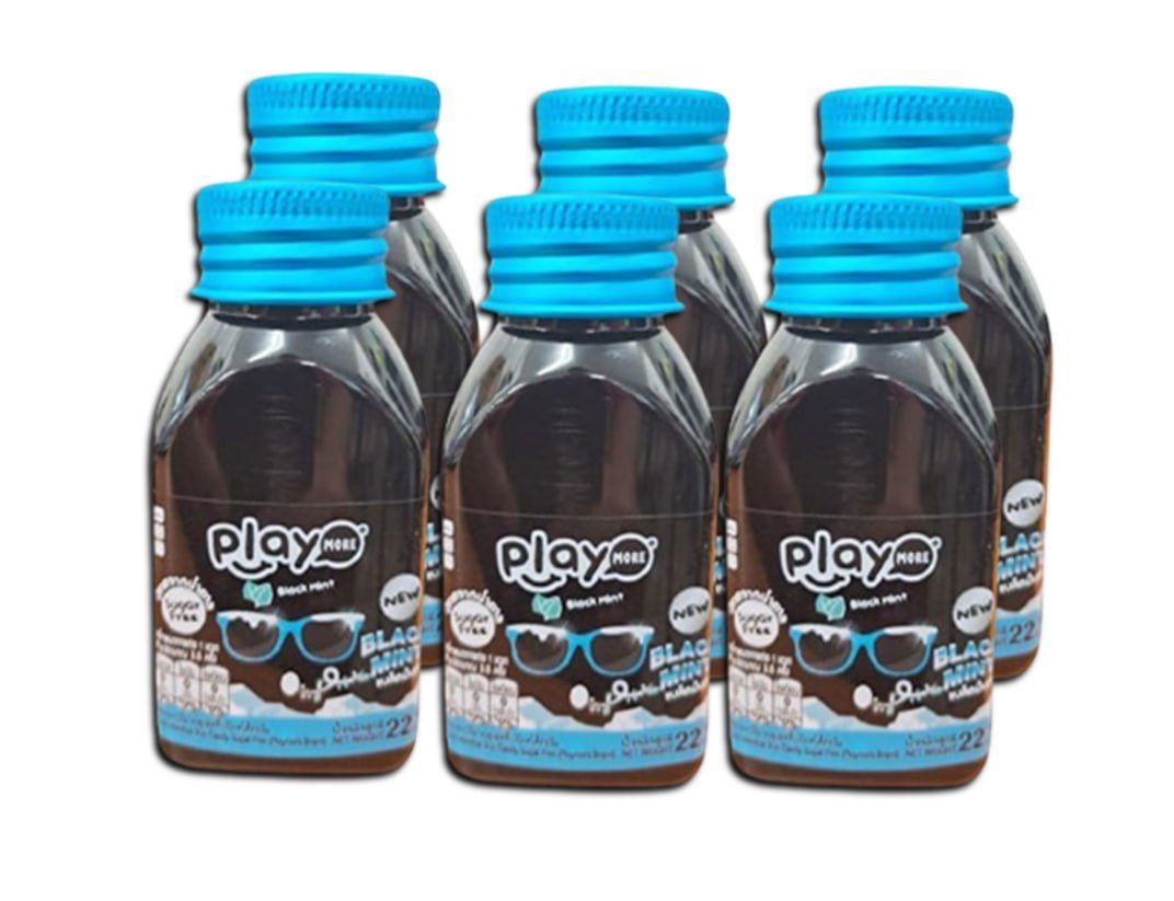 Play more black mint flavor sugar free (Box/6bot/22gr) - បាយមេដ ខេមបូឌា ...