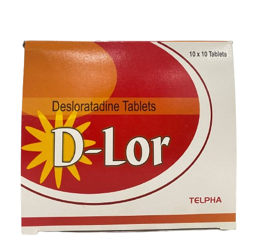 D-lor desloratadine 5mg telpha (box/100tab) - បាយមេដ ខេមបូឌា - Buymed ...