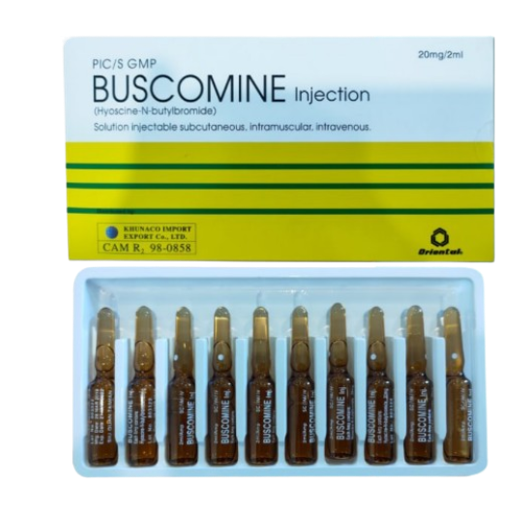 Buscomine 20mg/2ml khunaco (box/10amp/2ml) - បាយមេដ ខេមបូឌា - Buymed ...