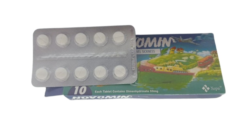 Novomin for travel sickness medico (box/10tab) - បាយមេដ ខេមបូឌា ...