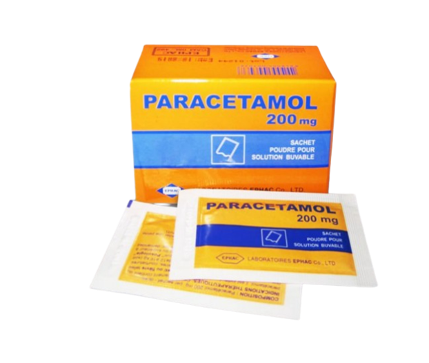 Paracetamol 200mg ephac (box/12sac) - បាយមេដ ខេមបូឌា - Buymed Cambodia ...