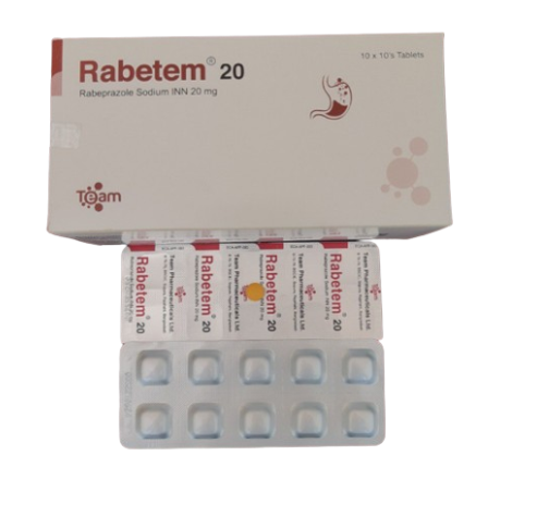 Rabetem rabeprazole 20mg team pharma (box/100tab) - បាយមេដ ខេមបូឌា ...