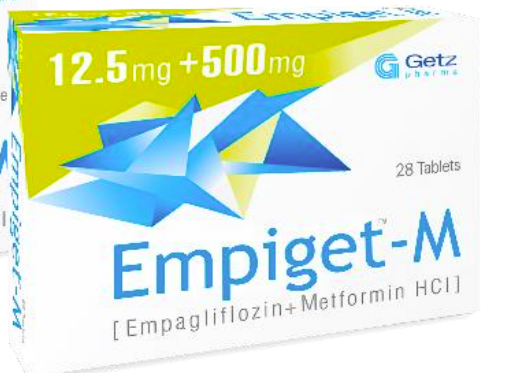 Empiget-M 12.5mg/500mg getz (box/28tab) - បាយមេដ ខេមបូឌា - Buymed ...