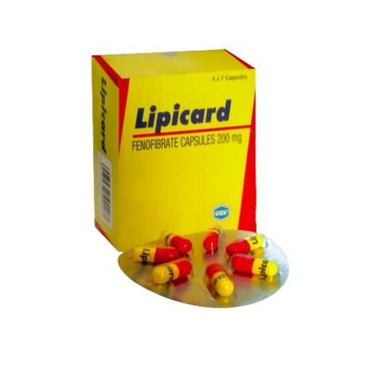 Lipicard Fenofibrate 200mg usv (box/28cap) - បាយមេដ ខេមបូឌា - Buymed ...