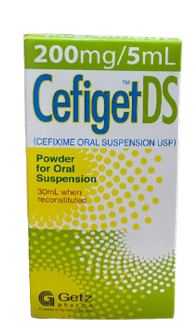 Cefiget DS 200mg/5ml Getz (B/30ml) - បាយមេដ ខេមបូឌា - Buymed Cambodia ...