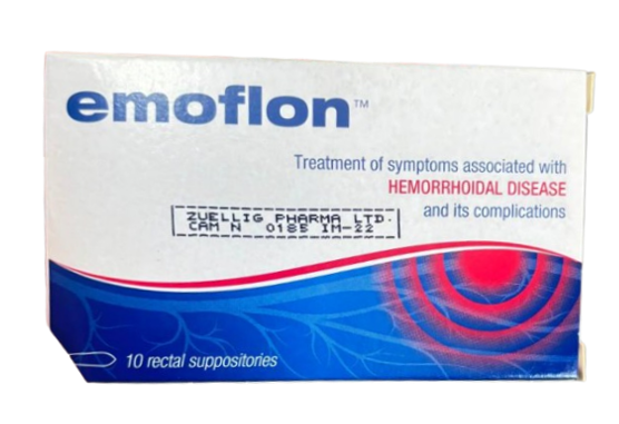 Emoflon hemorrhoidal suppository(box/10sup) - បាយមេដ ខេមបូឌា - Buymed ...