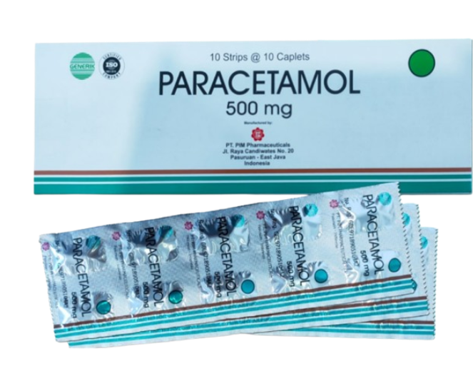 Paracetamol 500mg pt.pim pharma (box/100cap) - បាយមេដ ខេមបូឌា - Buymed ...