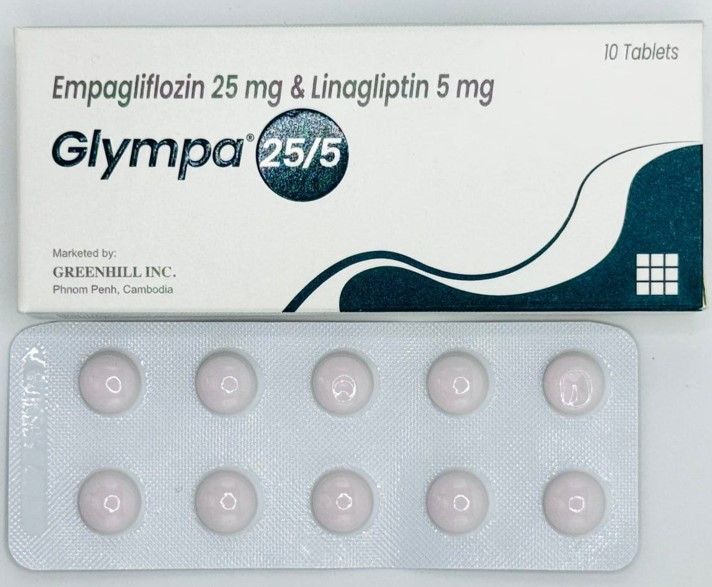 Glympa 25mg/5mg square (box/10tab) - បាយមេដ ខេមបូឌា - Buymed Cambodia ...