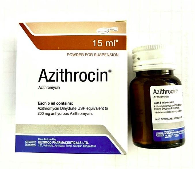 Azithrocin azithromycin 200mg/5ml beximco (bot/15ml) - បាយមេដ ខេមបូឌា ...