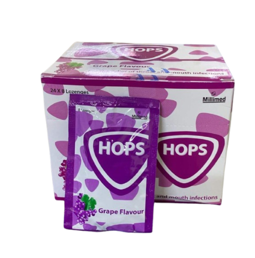 Hops grape flavor (Box/24 pack/8 lozenges) - បាយមេដ ខេមបូឌា - Buymed ...
