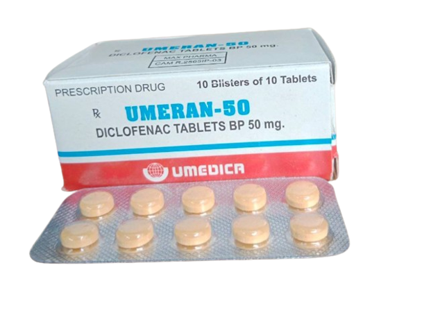 Umeran diclofenac 50mg umedica (box/100tab) - បាយមេដ ខេមបូឌា - Buymed ...