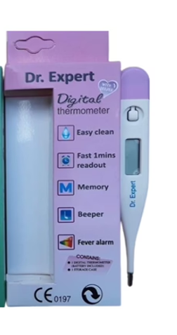 Dr-expert digital thermometer pink (pack/1unit) - បាយមេដ ខេមបូឌា ...