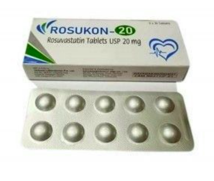 Rosukon rosuvastatin 20mg pj pharma (box/30tab) - បាយមេដ ខេមបូឌា ...
