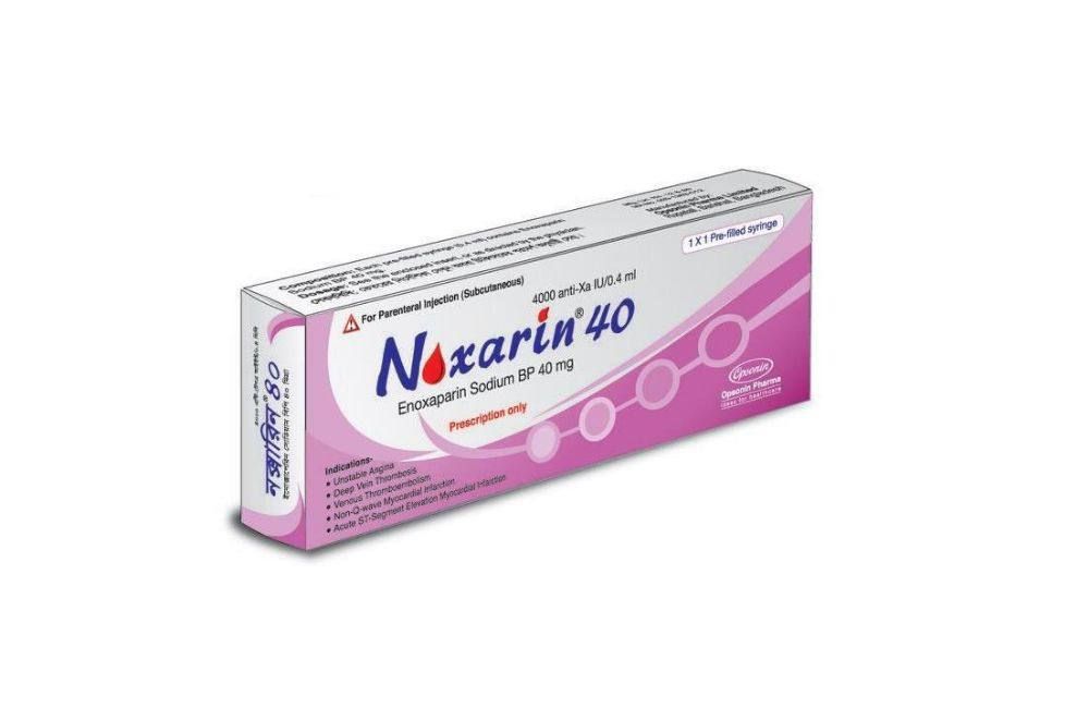 Noxarin enosaparine sodium 40mg opsonin pharma (box/1syringe) - បាយមេដ ...