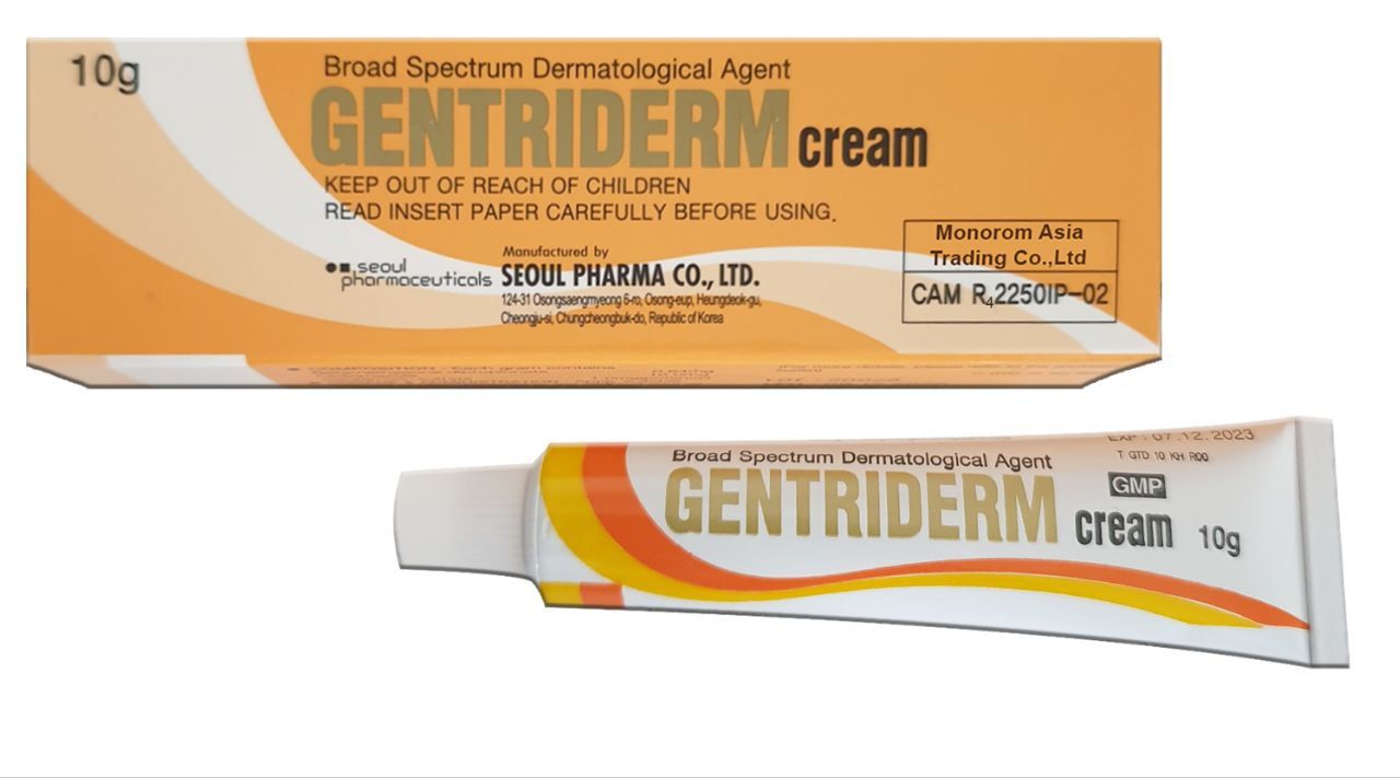 Gentriderm Cream (Tube/10gm) - បាយមេដ ខេមបូឌា - Buymed Cambodia ...