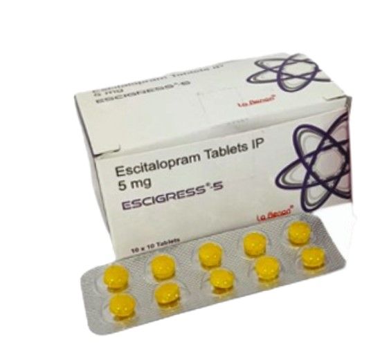 Escigress escitalopram 5mg la renon (box/100tab) - បាយមេដ ខេមបូឌា ...