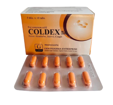 Coldex Tabs Gen Pharma (B/5x10 Tabs) - បាយមេដ ខេមបូឌា - Buymed Cambodia ...
