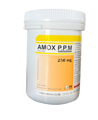 Amox amoxicilline 250mg PPM (bot/100tab) - បាយមេដ ខេមបូឌា - Buymed ...