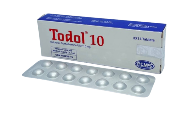 Todol Ketorolac 10mg opsonin pharma (box/42tab) - បាយមេដ ខេមបូឌា ...
