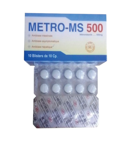 Metro-MS 500mg MS (B/10x10 Tabs) - បាយមេដ ខេមបូឌា - Buymed Cambodia ...
