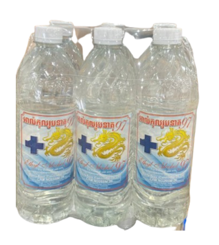 Ethyl alcohol 97% អាល់កុលរូបនាគ (pack/6bot/1000ml) - បាយមេដ ខេមបូឌា - Buymed Cambodia ...