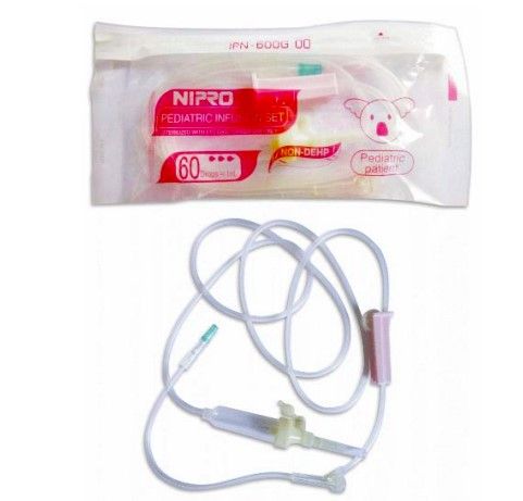 Pediatric Infusion set 60 drop nipro (pack/1set) - បាយមេដ ខេមបូឌា - Buymed Cambodia ...