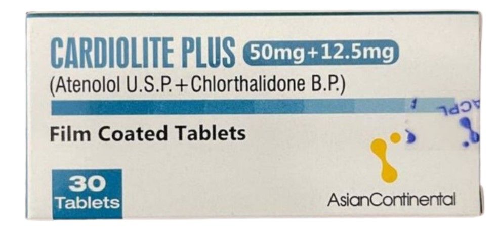 Cardiolite plus 50mg/12.5mg asian continental (box/30tab) - បាយមេដ ...