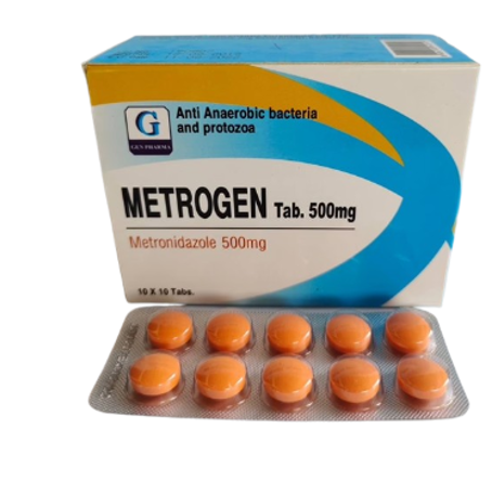 Metrogen Tab 500mg Gen Pharma (B/10x10 Tabs ) - បាយមេដ ខេមបូឌា - Buymed ...