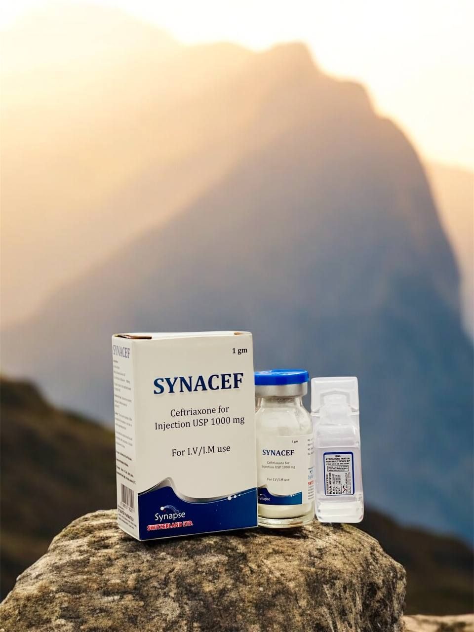 SYNACEF (Ceftriaxone 1 gm Inj. with Water for Inj) - បាយមេដ ខេមបូឌា ...