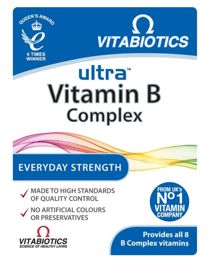 ULTRA Vit B Complex Vitabiotics Ltd. (60 Tabs/Box) - បាយមេដ ខេមបូឌា ...